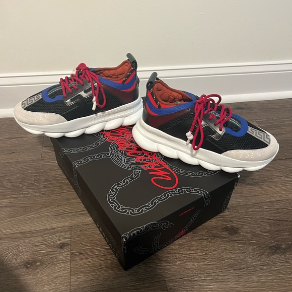 Versace | Shoes | 0 Authentic Versace Chain Reaction Mens Sneakers In ...